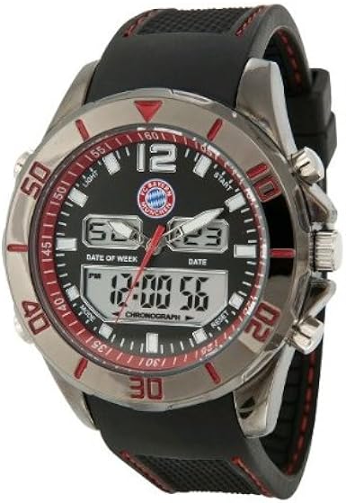 FCB Uhr Armbanduhr Digitaluhr FC Bayern München: Amazon.de: Uhren