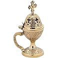 Amazon.com: Christian Byzantine Orthodox Greek Censer Incense Burner ...