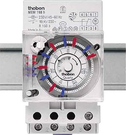 Timer Theben MEM 198H: Amazon.it: Elettronica
