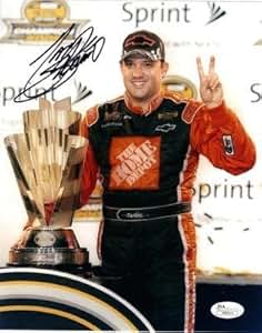 Amazon.com: Autographed Tony Stewart Photo - 8x10 Home Depot Racing 2 ...