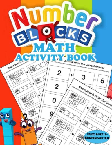 Numberblocks Math Activity Book: Numberblocks Addition WorkBook: for ...