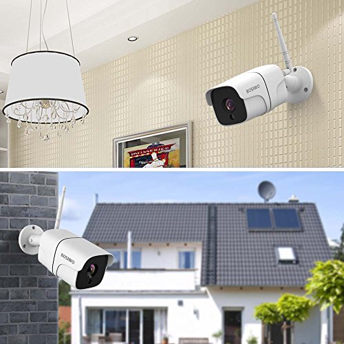 WiFi Camera Outdoor, Alexa Echo Show Camera，1080P HD Night Vision ...