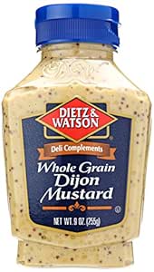 Dietz & Watson Whole Grain Dijon Mustard, 9 oz: Amazon.com: Grocery ...