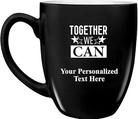 Amazon.com: Teamwork Coffee Mug, 16 oz Black Custom Team Coffee Mug ...