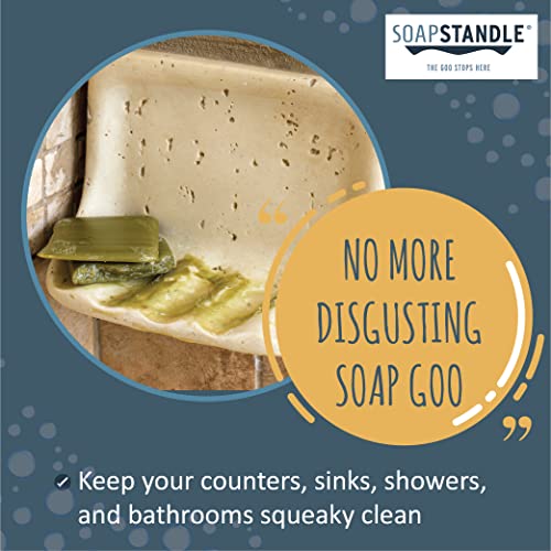 SoapStandle Bar Soap Grip No Goo or Mess Soap Holder for Bath and ...