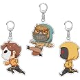 Amazon.com: FHLONG Ticci Toby Keychain set,Ticci Toby Cosplay Costume ...