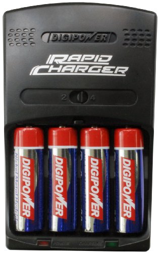DigiPower DPS-3000+ 3-Hour AA/AAA Rechargeable Battery Kit with 4 AA ...