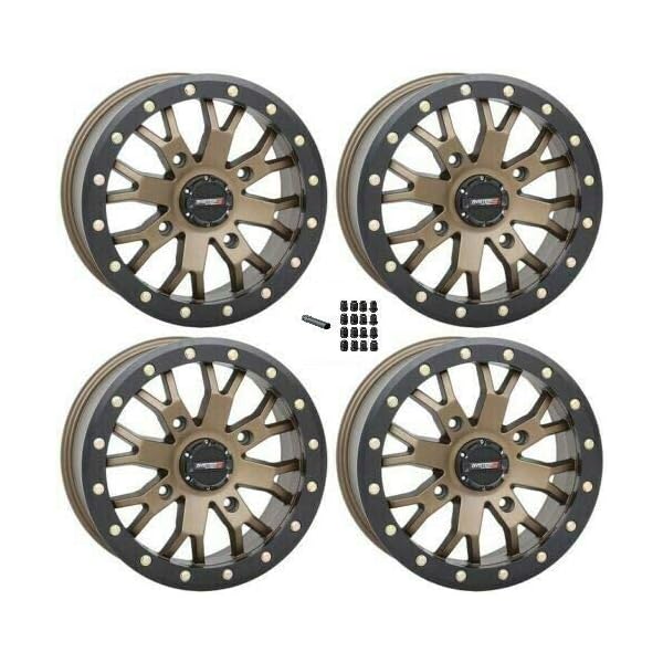 System 3 Beadlock SB-4 Matte Bronze 14×10 4/137 5+5 UTV SXS Wheel ...
