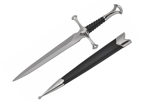 Medieval Sword Prop - Stainless Steel Short Sword with Sheath - 13.5 ...
