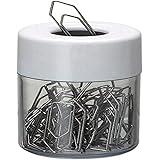 Porta Clips Magnético Rosa com 50 Unidades de Clips 28mm,Tilibra - 1 un ...