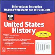 Amazon.com: Holt Social Studies: United States History - Beginnings to ...