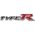 Amazon.com: Chrome Metal Type-R Logo Car Emblem Premium 3D Racing Sport ...