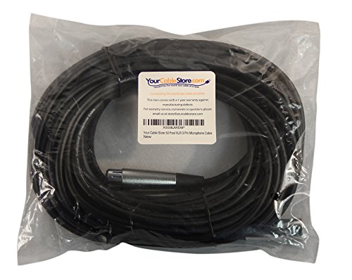 Your Cable Store 50 Foot XLR 3 Pin Microphone Cable - Want It All
