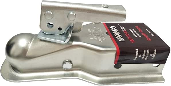 Amazon.com: Straight Trailer Coupler 1-7/8" Ball 3" Width 2000 lbs ...