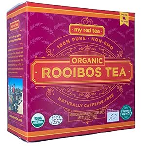 Amazon.com : Rooibos Tea, USDA Certified Organic Tea, MY RED TEA ...