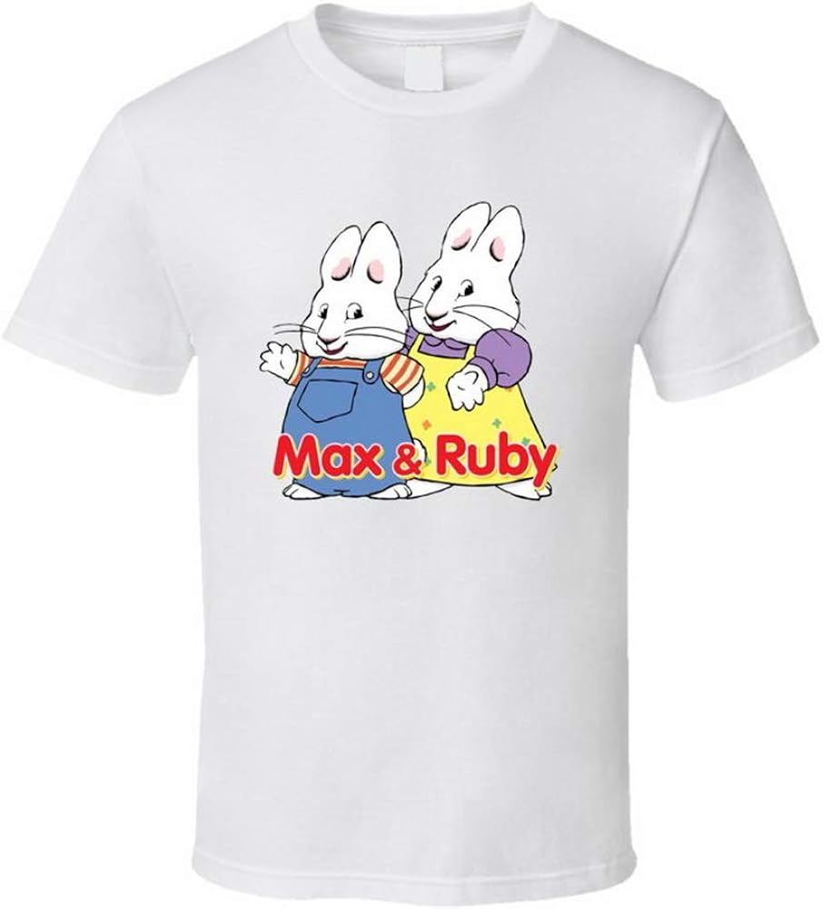 YUANLI Max and Ruby TV Show Kinder-T-Shirt, Weiß: Amazon.de: Bekleidung