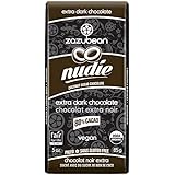 Zazubean Buff (12 Bars x 85g) - Strong Dark Chocolate, Organic, Vegan ...