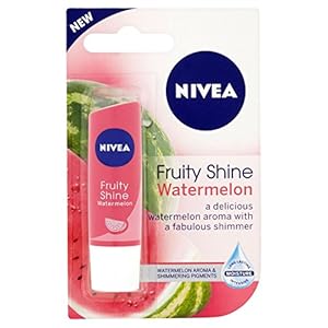 Nivea Lip Care Fruity Shine Lip Balm, 4.8 g, Watermelon, Pack of 6 ...