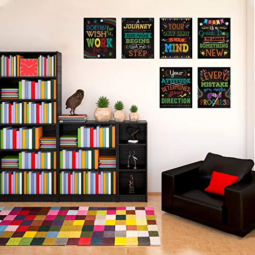 13 pieces Motivational Posters for Classroom, Laminated Inspirational ...