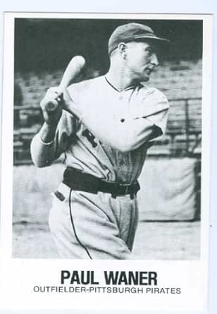 Amazon.com: Paul Waner baseball card 1979 TCMA #49 (Pittsburgh Pirates ...