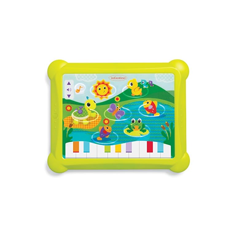 Infantino Topsy Turvy Lights and Sounds Musical Touch Pad - Epic Kids Toys