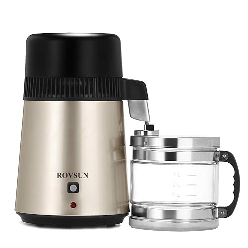 ROVSUN【Upgraded】Stainless Steel Countertop Water Distiller with 1.1 ...