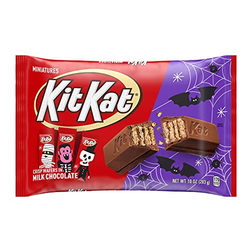 KIT KAT® Miniatures Milk Chocolate Wafer Candy Bars, Halloween, 10 oz ...