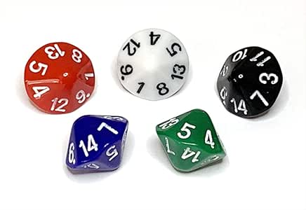 Amazon.com: Set of 14-Sided Dice: Toys & Games