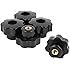 M8 50mm Dia Thread Black Plastic Star Head Clamping Knob Grip: Amazon.co.uk: DIY & Tools