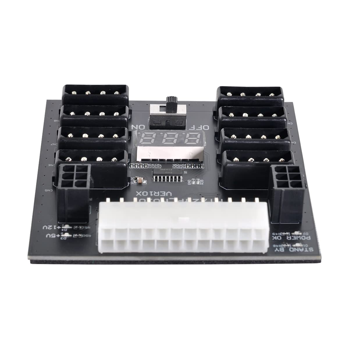Mua Cablecc ATX PSU Server Power Board 24Pin to IDE 8X 4Pin +2X 6Pin ...