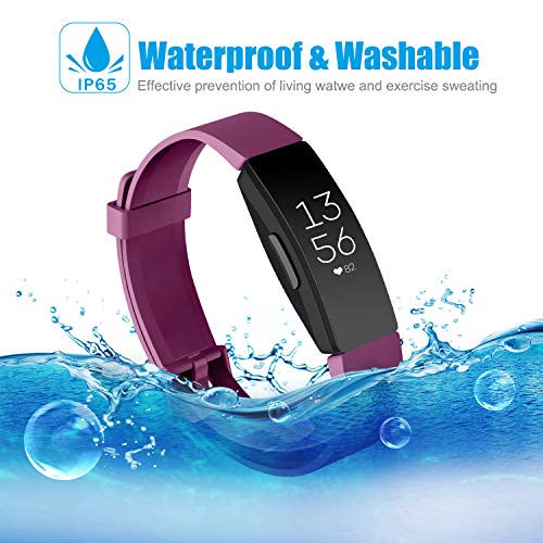 Tobfit Band Replacement Compatible with Fitbit Inspire HR & Fitbit ...