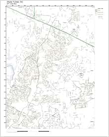 ZIP Code Wall Map of Wake Forest, NC ZIP Code Map Laminated: Amazon.com ...