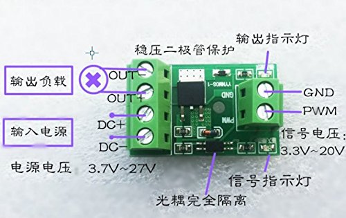 Aeedairy 10pcs Lot Mosfet Mos Optocoupler Isolation Driver Module Field Effect Transistor