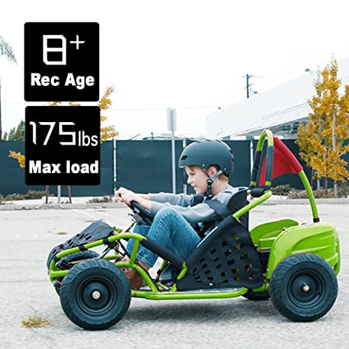 FIT Right 2020 Baja-X 48 Volt 1000 Watt Brushless Electric Go Kart, 3 ...