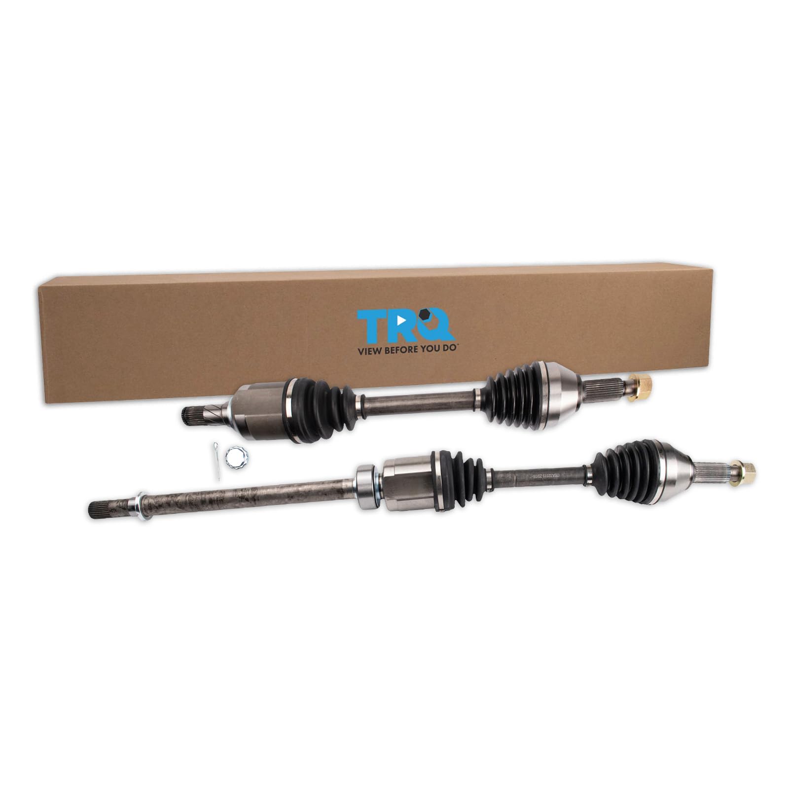 TRQ Front CV Axle Shaft Assembly Set Compatible with 2015-2018 Nissan ...