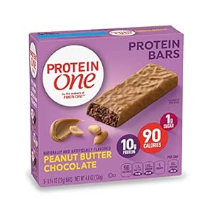 Protein One 90 Calorie Protein Bar, Peanut Butter Chocolate, 4.8 oz(us ...