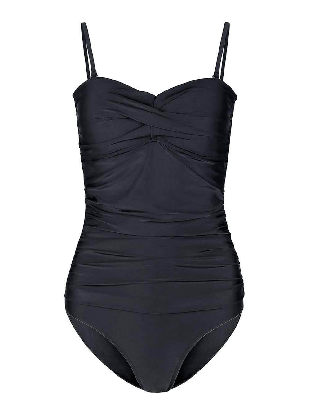 Buy CAMEL One Piece Swimsuits for Women - V-Neck Sexy Slimming Retro ...