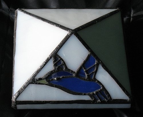 Set of 2 Polystone Glass Hummingbird Post Cap with Rope Base by Artline ...