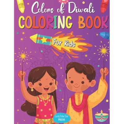 Diwali Coloring Book for Kids with Diyas, Australia | Ubuy