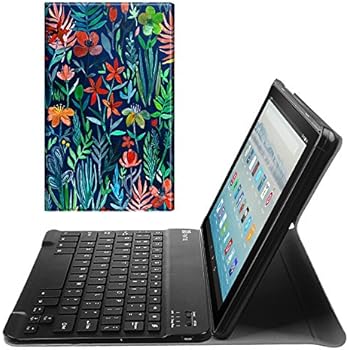 Amazon.com: Fintie Keyboard Case for All-New Fire HD 10 (7th Generation ...