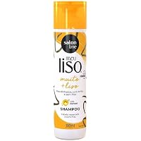 Salon Line, Shampoo, Meu Liso, Muito + Liso, Vegano - Cabelos Lisos ...