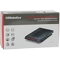 Amazon.com: US Robotics USR courier 56k v90 v92 external business fax ...