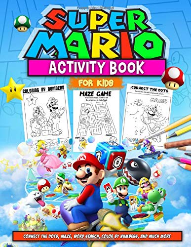 Buy Super Mario Activity Book: Super Mario Activity Book For Kids ...