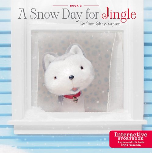 Hallmark Jingle the Husky Pup Interactive Story Book #2 "A Snow Day For ...