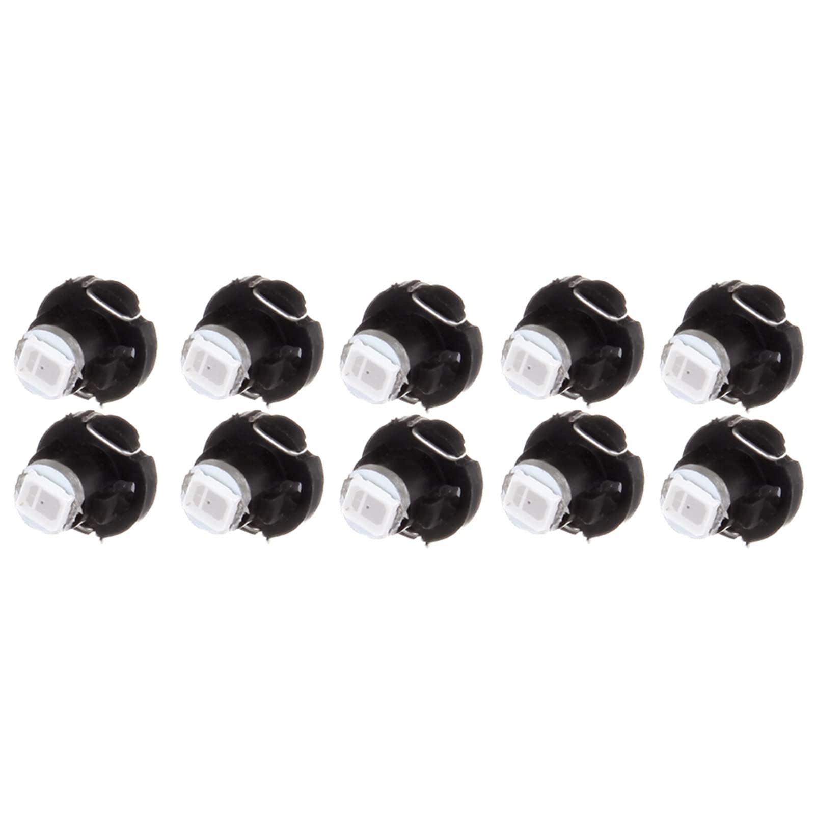 cciyu 10X 2835 SMD T3 Neo Wedge 8mm Red LED Bulb Cluster A/C Instrument ...