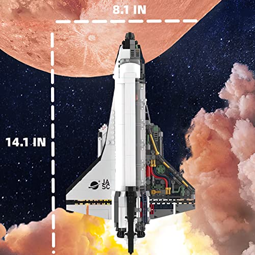 HI-REEKE Space Shuttle Building Blocks Set, Collectible Display ...