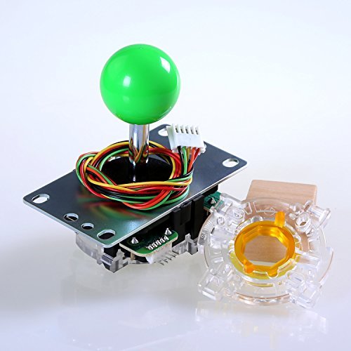 Buy Easyget Arcade Joystick Kit Original SANWA JLF-TP-8YT Joystick ...