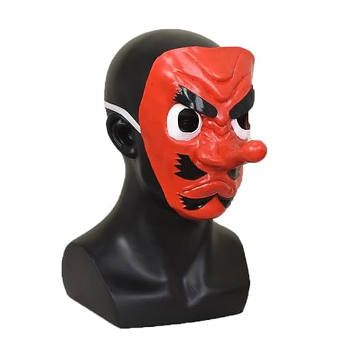 Anime Urokodaki Sakonji Cosplay Mask Halloween Latex Full Face Mask ...