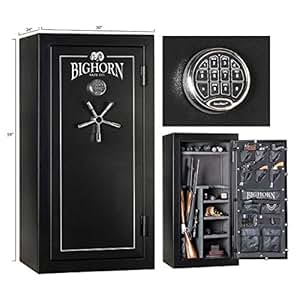 Amazon.com: BIGHORN Safe - 24 CuFt - 70 min Fire Protection - 59”H x 30 ...