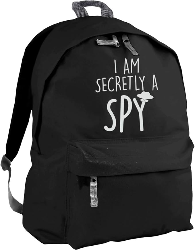 HippoWarehouse I am Secretly a spy Backpack ruck Sack Dimensions: 31 x ...